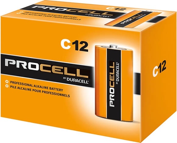 Duracell ProCell C Battery 12Pk. | Hollywood Expendables
