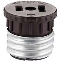 Pig Nose Medium Base Male-Female Polarized Edison Adaptor | Hollywood ...